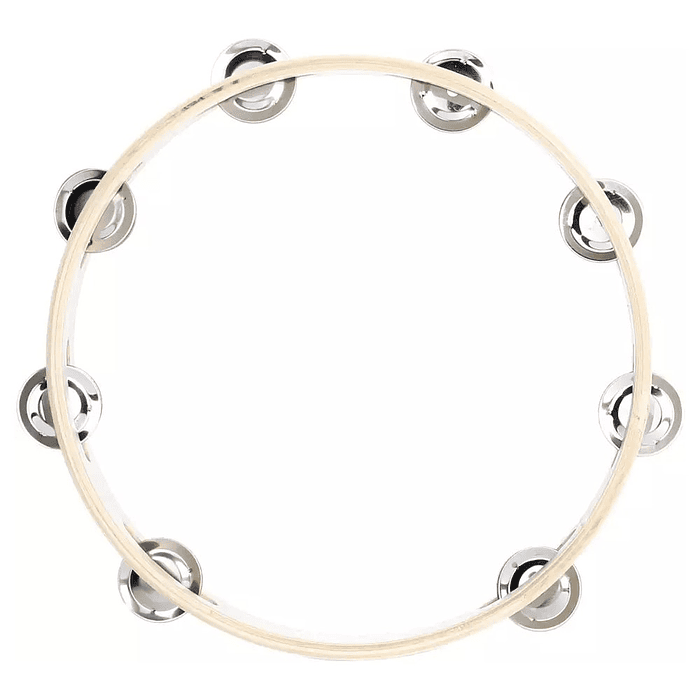 Pandero Madera 10 Pulgadas Sonajas Metal