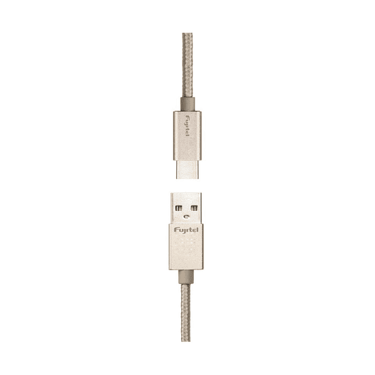 Cable Usb Tipo C Fujitel Carga Rapida Gold
