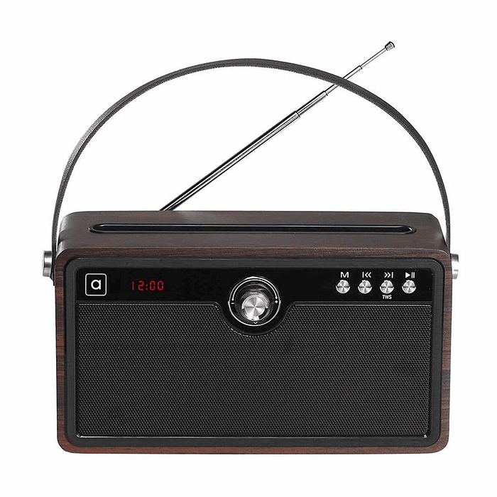 Parlante Portatil Bluetooth Madera Audiolab