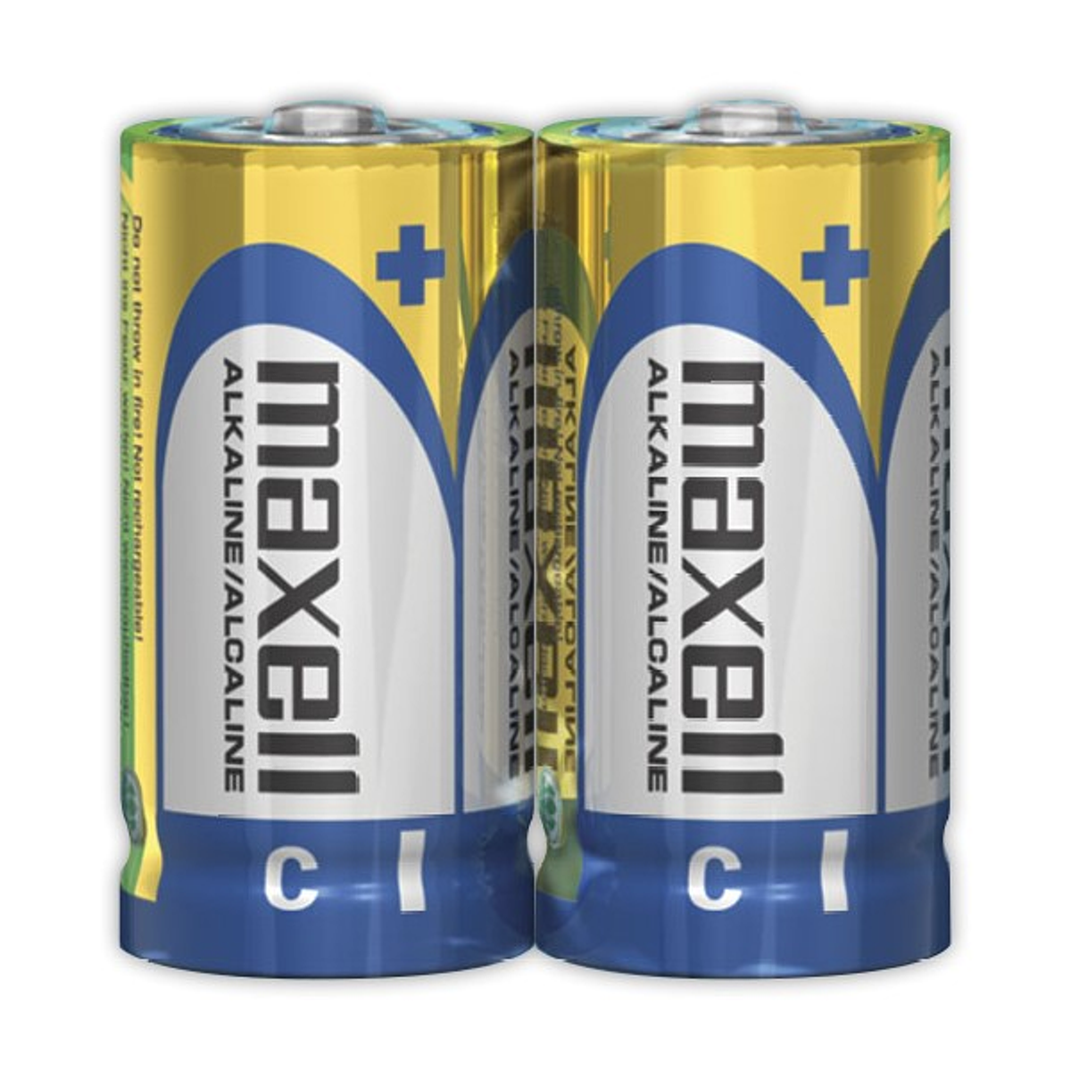 Pack 2 Pilas Alcalinas Tipo C Maxell