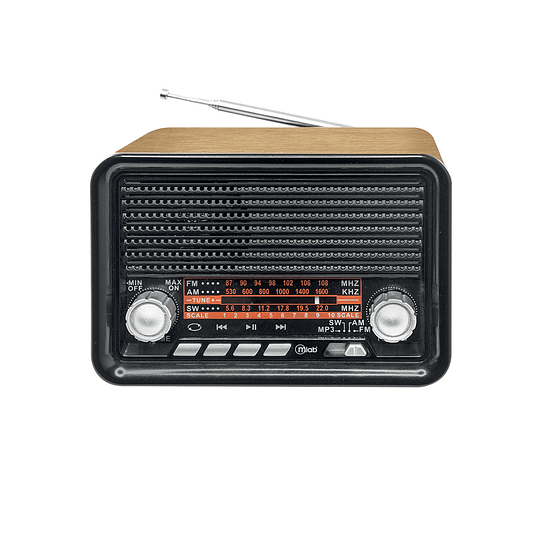 Mini Radio Retro BT Recargable Mlab Kross