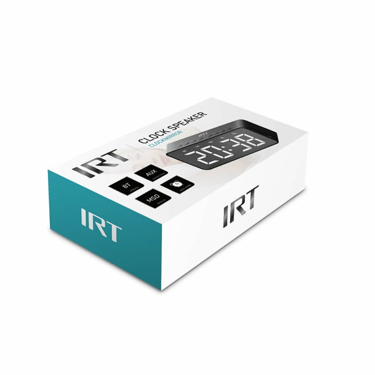 Radio Reloj Despertador Bluetooth Irt Espejo