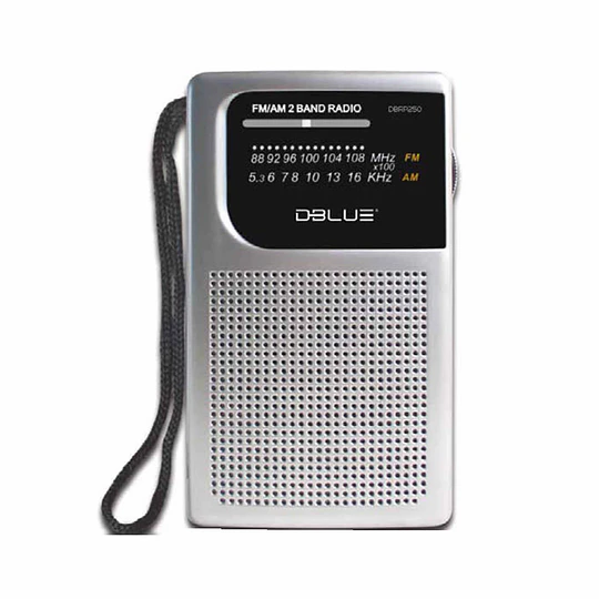 Radio a Pilas Fm/Am Portable de Bolsillo DbLue