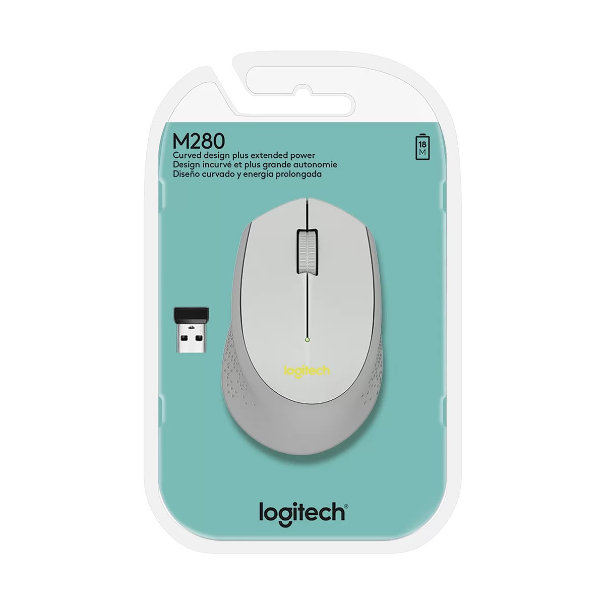 Mouse Inalambrico Logitech M280 Gris