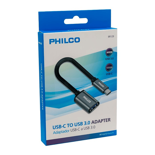 Adaptador Cable USB 3.0 a Tipo C Philco