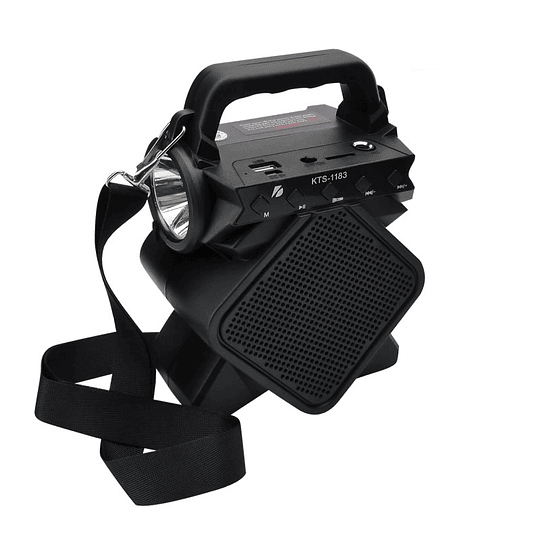 Mini Parlante Bt Portatil con Linterna Led