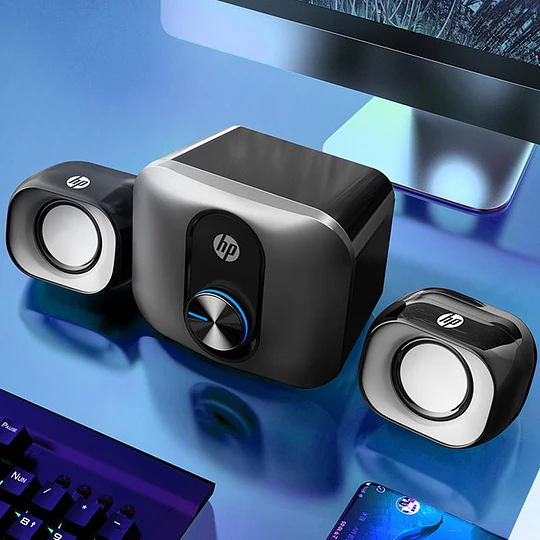 Mini Subwoofer PC Multimedia Hp 2.1 Dhs-2111s