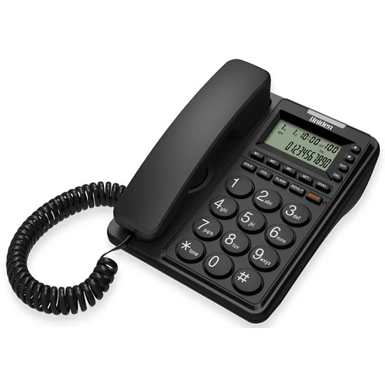 Telefono Fijo Uniden Negro CE6409 Con Visor