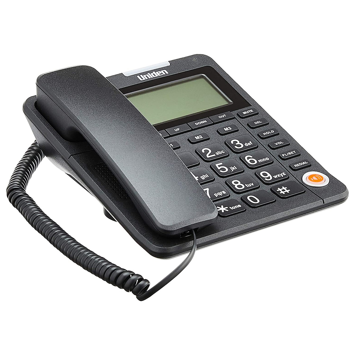 Telefono Fijo Uniden Negro AS7408 Con Visor