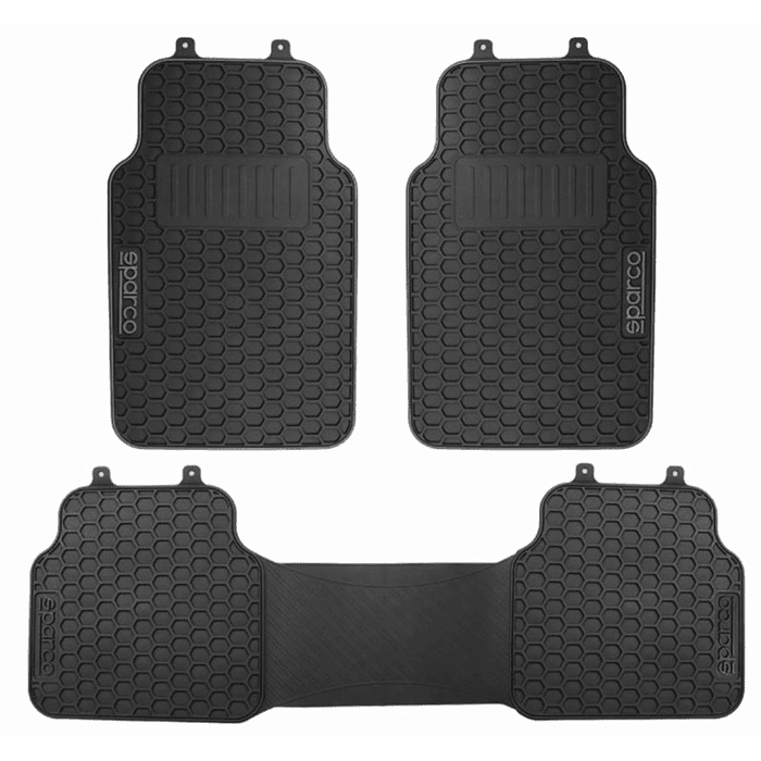 Set Cubre Piso Auto Goma Sparco Universal 500GR