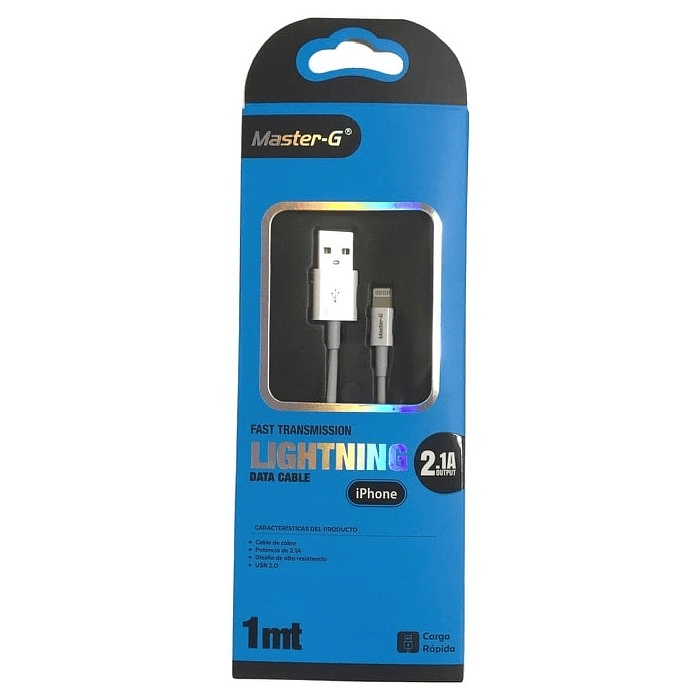 Cable Usb Master G Para iPhone 1 mt
