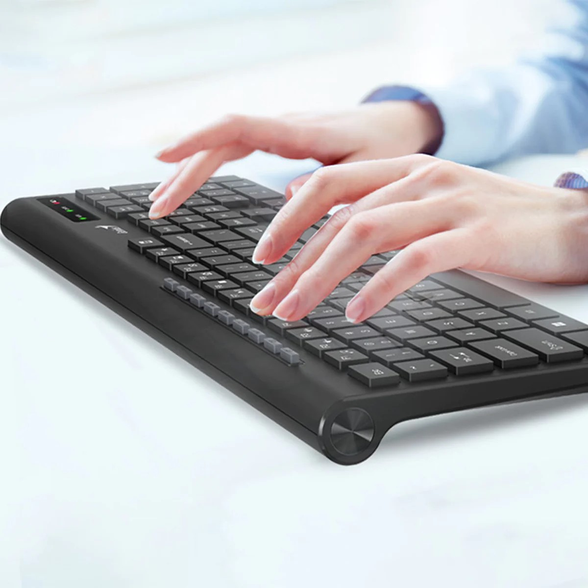 Teclado Inalámbrico Slimstar 7230 Genius Negro