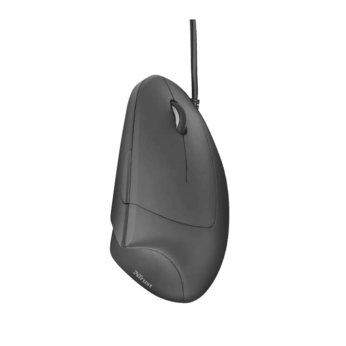 Mouse Vertical Ergonómico Alámbrico Trust Verto Negro