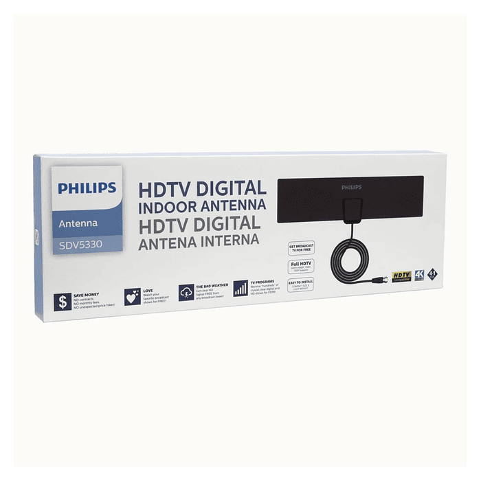 Antena Hdtv Digital Interior Philips SDV5330