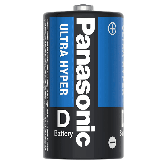 Pack 24 Pilas Panasonic D Ultra Hyper Manganeso