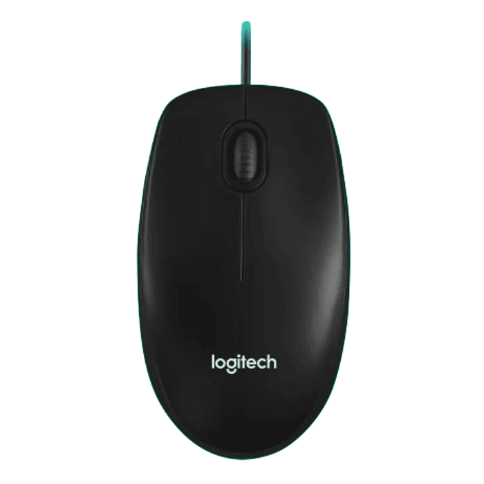Mouse con Cable Logitech M100 Negro