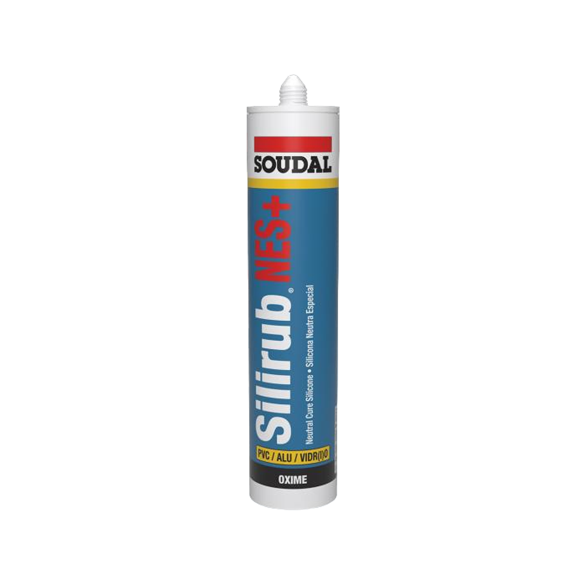 Silicona Acética Gris 300 ML SOUDAL