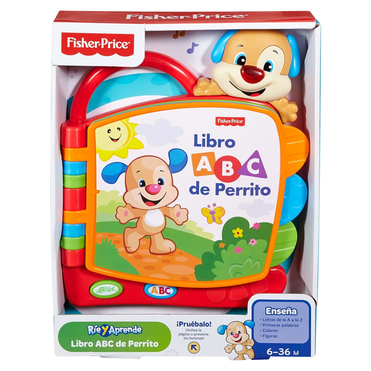 Juego Educativo Libro Abc De Perrito Fisher Price