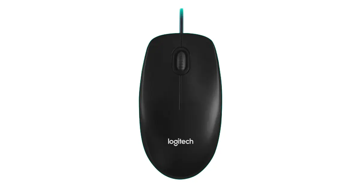Mouse con Cable Logitech M100 Negro