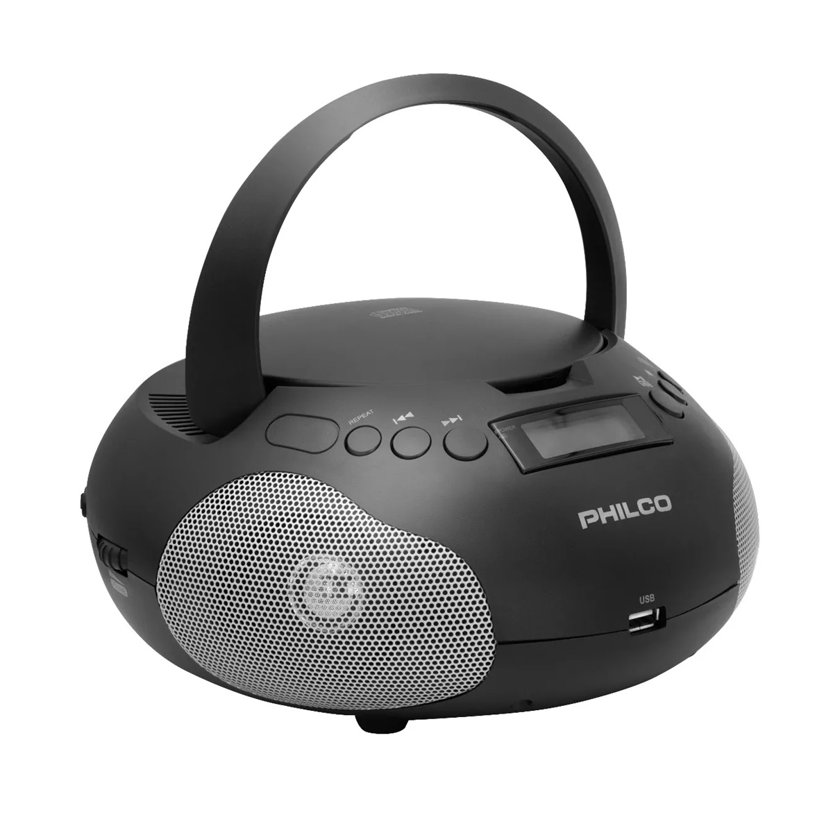 Radio Boombox CD PJB1007B Philco Negro
