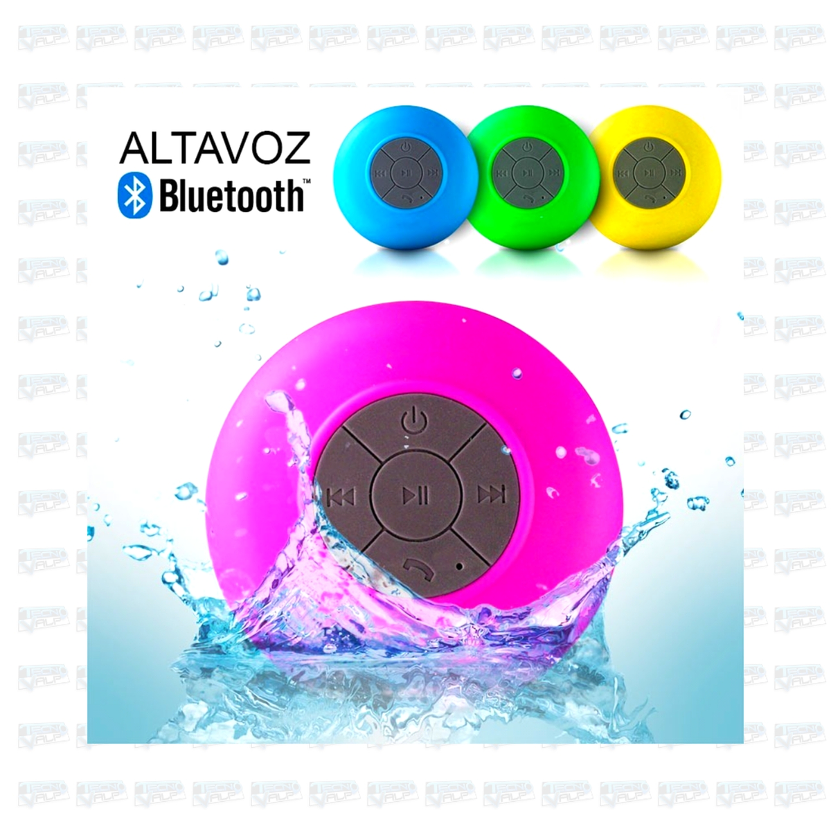 Parlante Bluetooth Ducha Resistente Al Agua