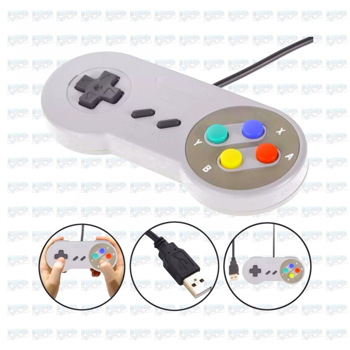 Joystick súper Nintendo Usb