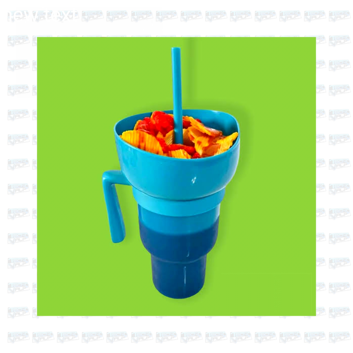 Vaso Botanero 2 en 1 – Snacks y Bebidas en un Solo Vaso