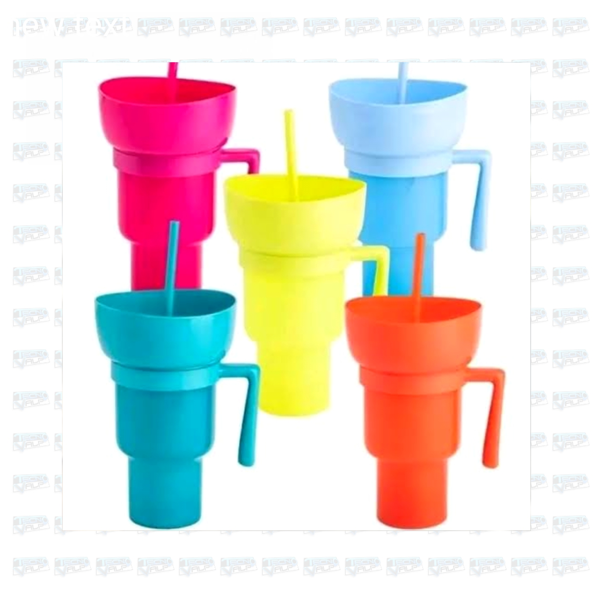Vaso Botanero 2 en 1 – Snacks y Bebidas en un Solo Vaso