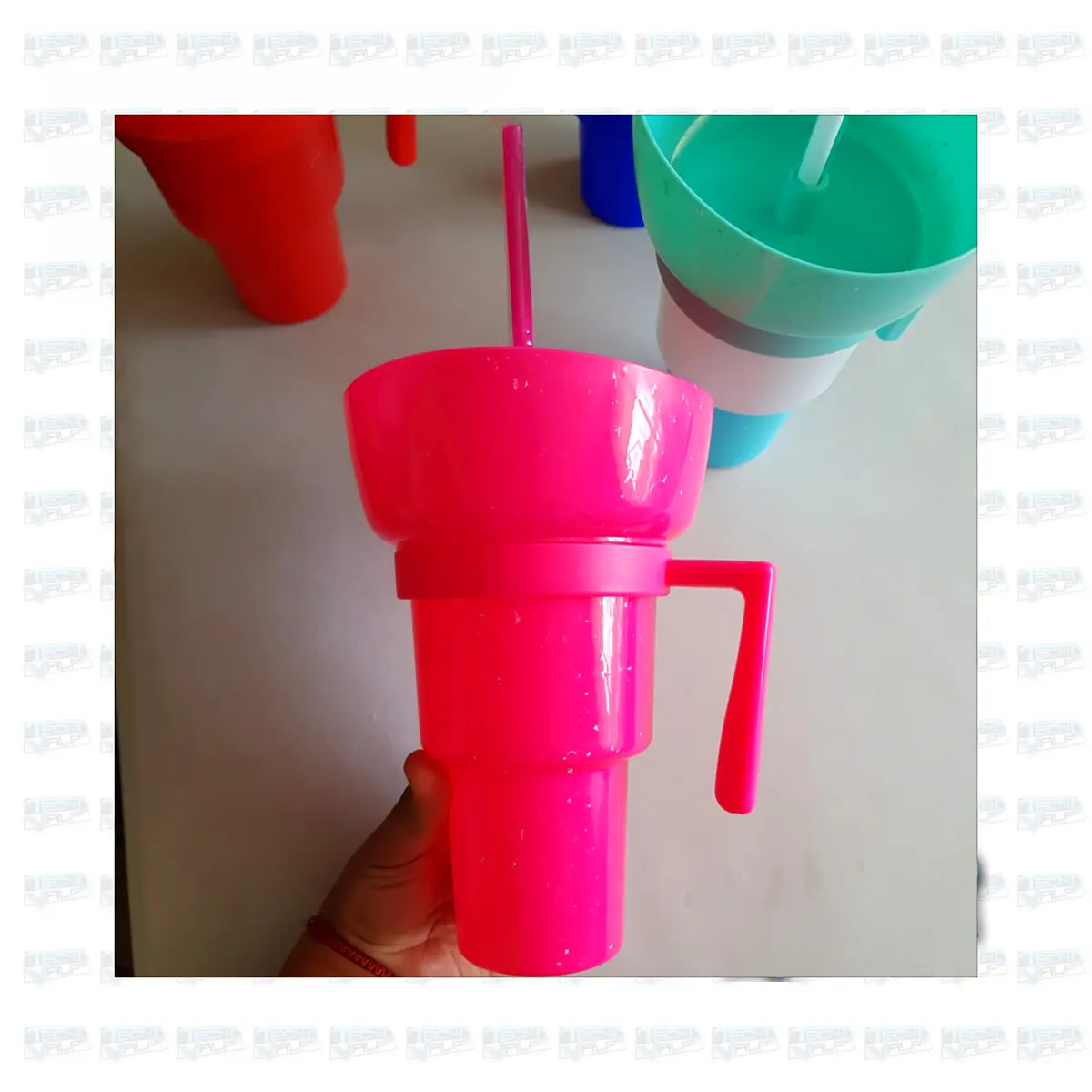 Vaso Botanero 2 en 1 – Snacks y Bebidas en un Solo Vaso | Tecnovalp®