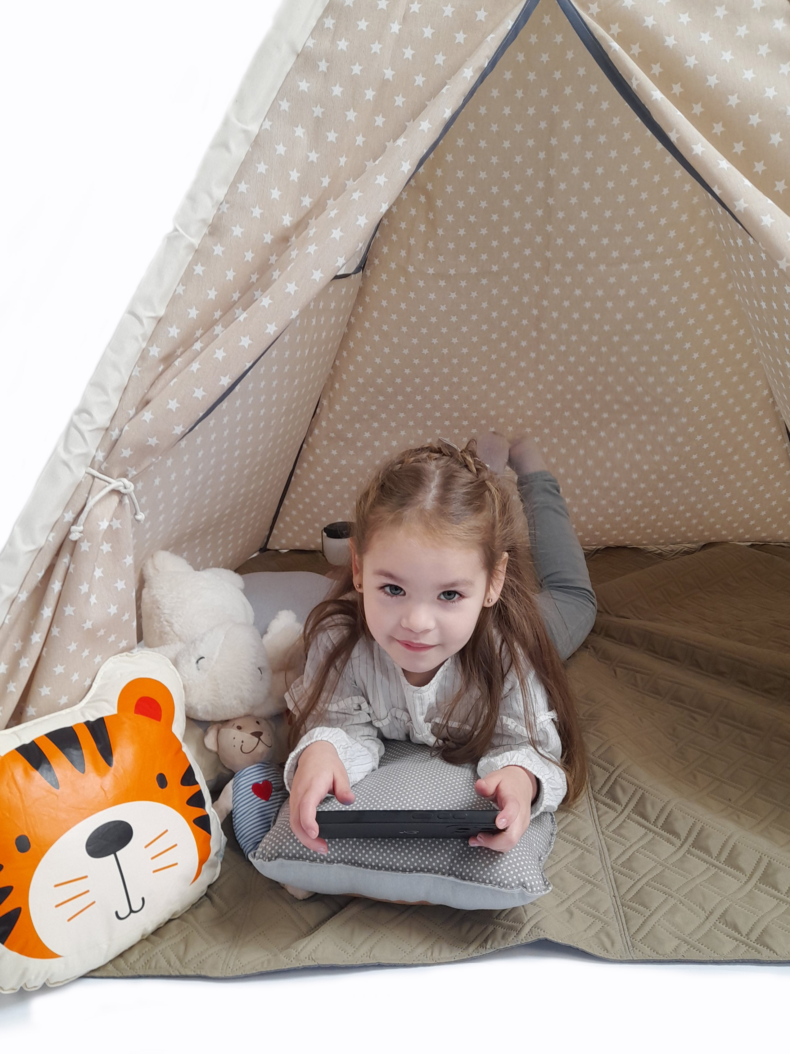 CARPA TEEPEE (TIPI) MODELO MOKA + PLAYMAT + BOLSO DE TRANSPO