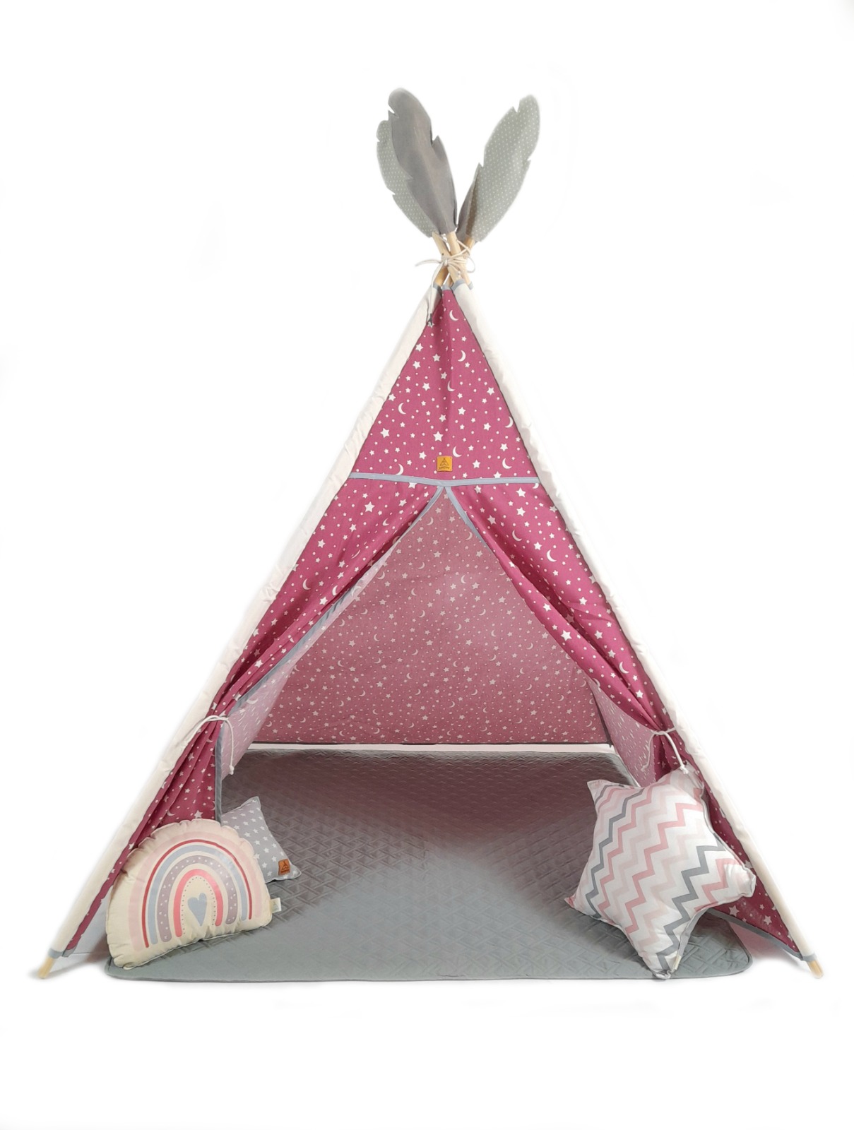 CARPA TEEPEE (TIPI) MODELO HARU + PLAYMAT + BOLSO DE TRANSP