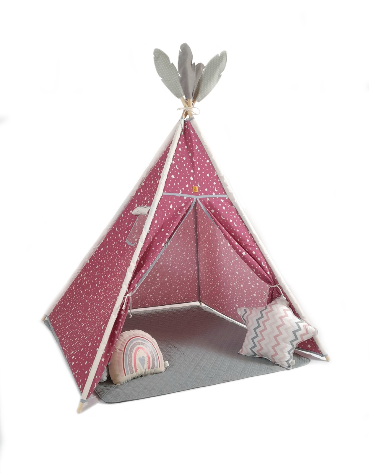 CARPA TEEPEE (TIPI) MODELO HARU + PLAYMAT + BOLSO DE TRANSP