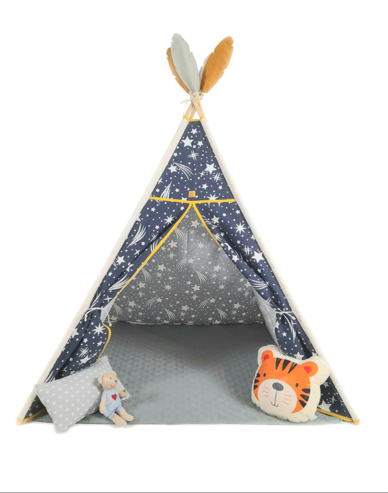 CARPA TEEPEE (TIPI) MODELO ASTRO + PLAYMAT + BOLSO DE TRANSP