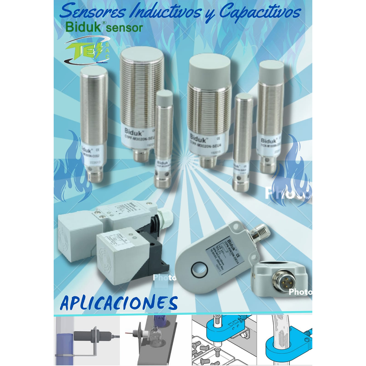 TEISAC SENSORES BIDUK INDUCTIVOS CAPACITIVOS FOTO ELECTRICOS