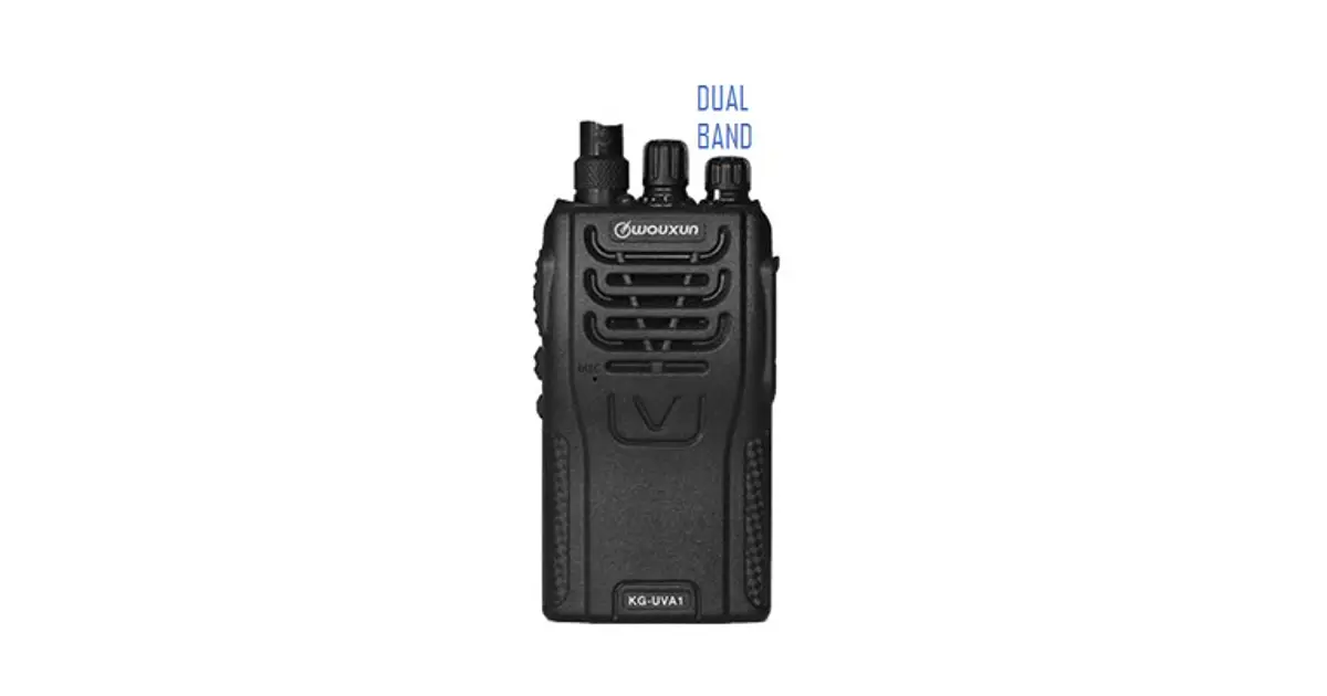 Radio Portátil Wouxun KG-UVA1 | Dual Band VHF/UHF | IP55