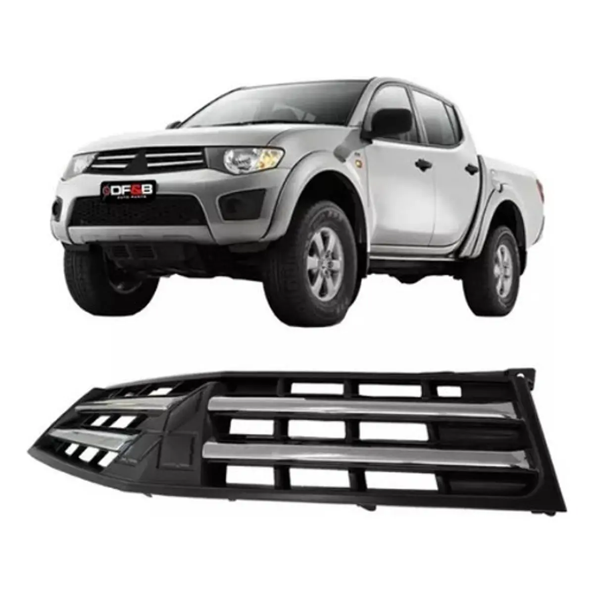 Mascara Mitsubishi L200 2011-2015 Cromada | Tellotec Repuestos ...
