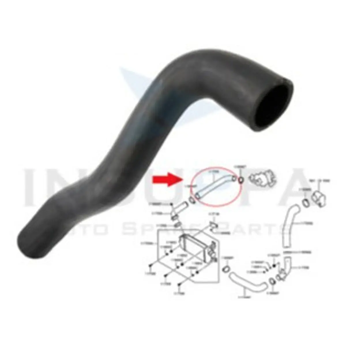 Manguera Turbo Intercooler Mitsubishi L200 2007-2013 | Tellotec ...