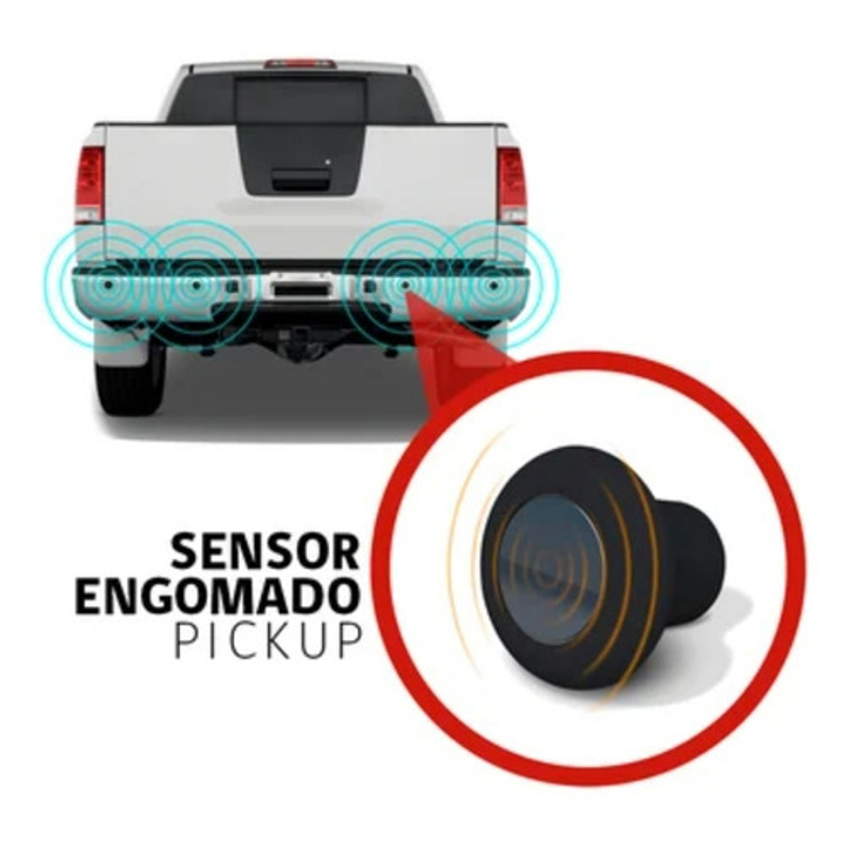 Sensor De Retroceso En Goma Para Parachoques Metálicos | Tellotec ...