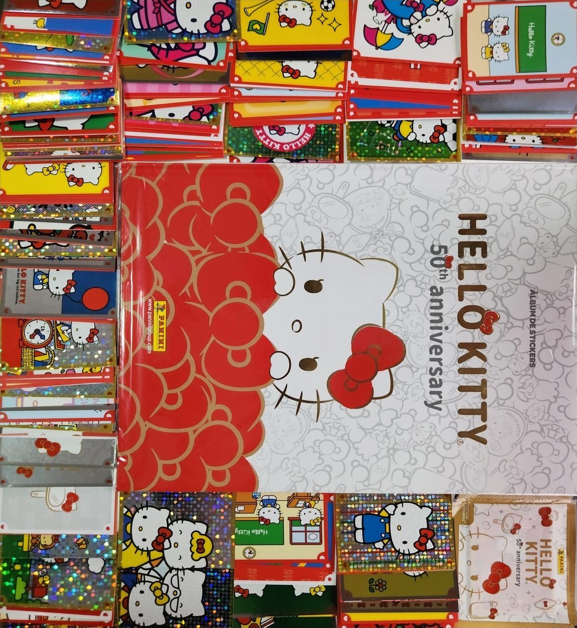 hello kitty 50 aniversary PANINI tapa blanda a pegar
