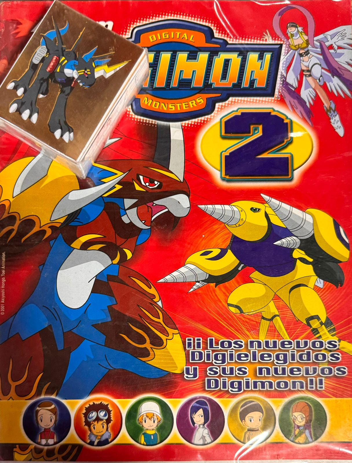 ALBUM DIGIMON 2 NAVARRETE + SET COMPLETO A PEGAR