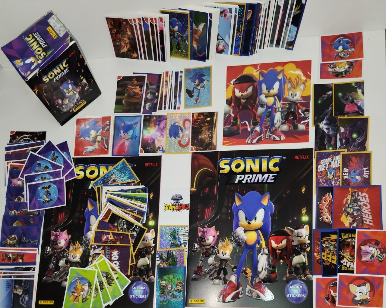 NUEVO ALBUM SONIC PANINI + SET COMPLETO DE LAMINAS