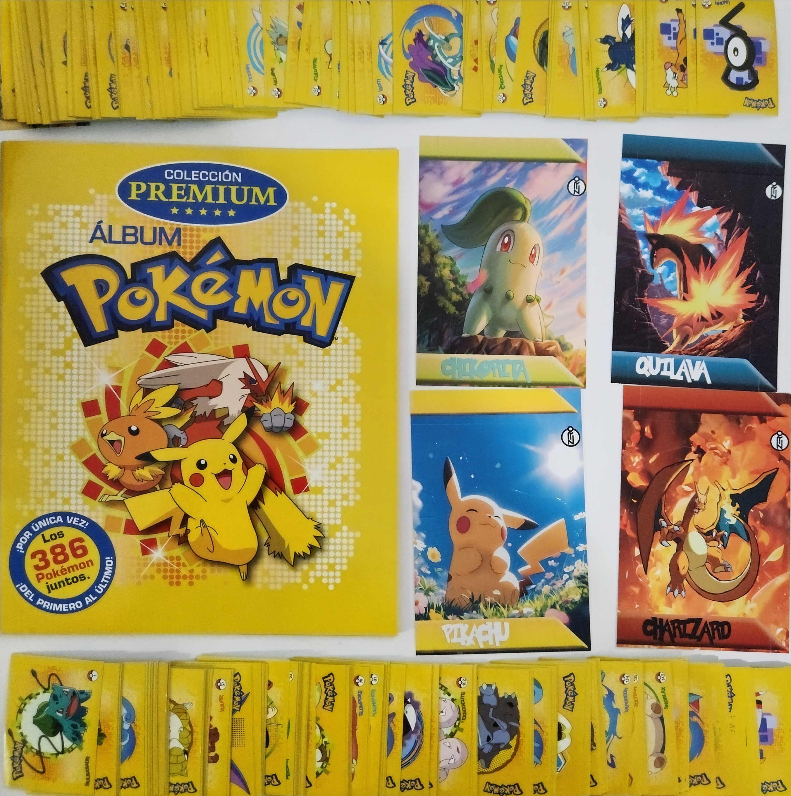 Pokemon premium re colección completa 386 laminas