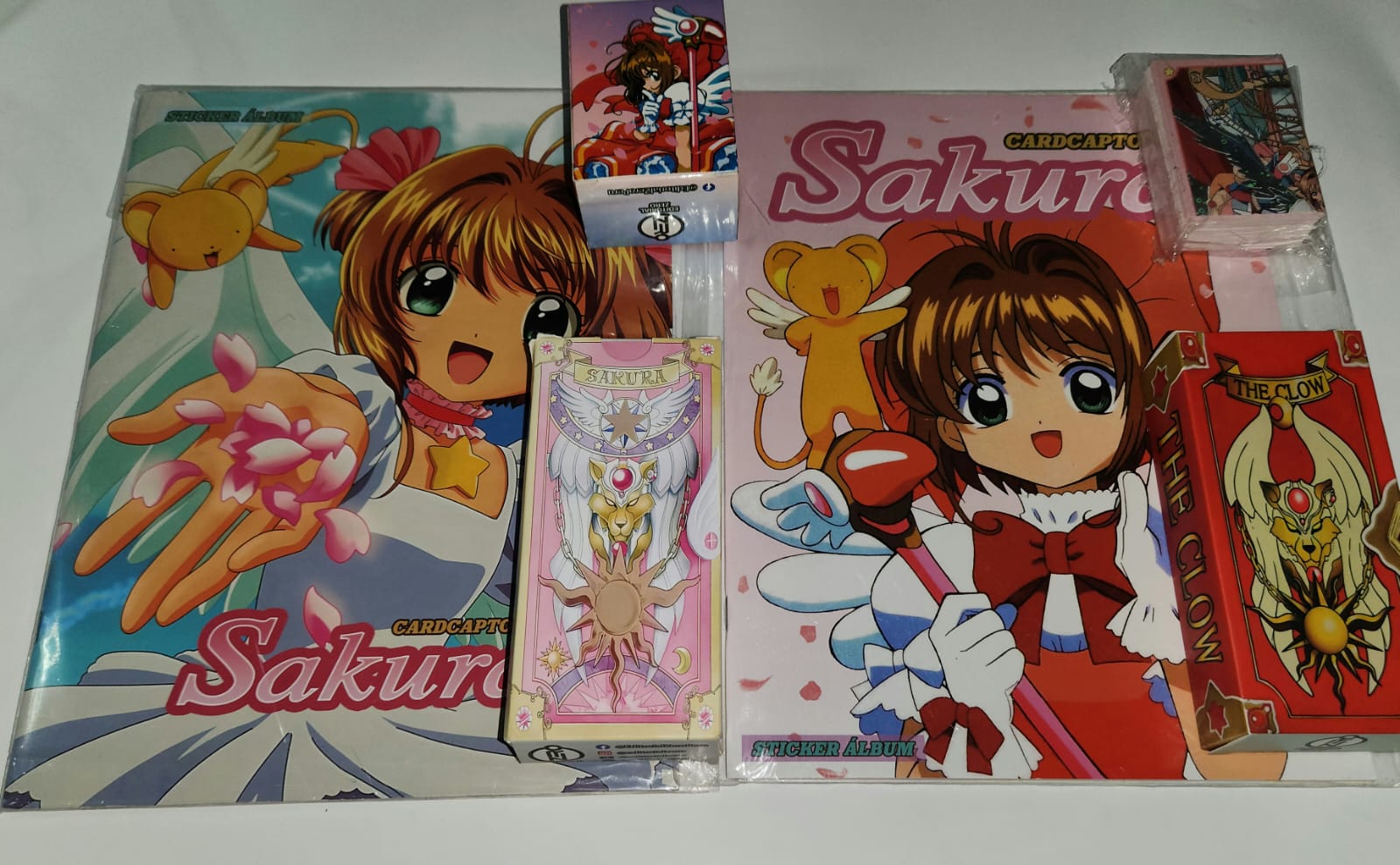 PACK ALBUM SAKURA 1 Y 2 + SETS DE LAMINASCOMPLETOS A PEGAR
