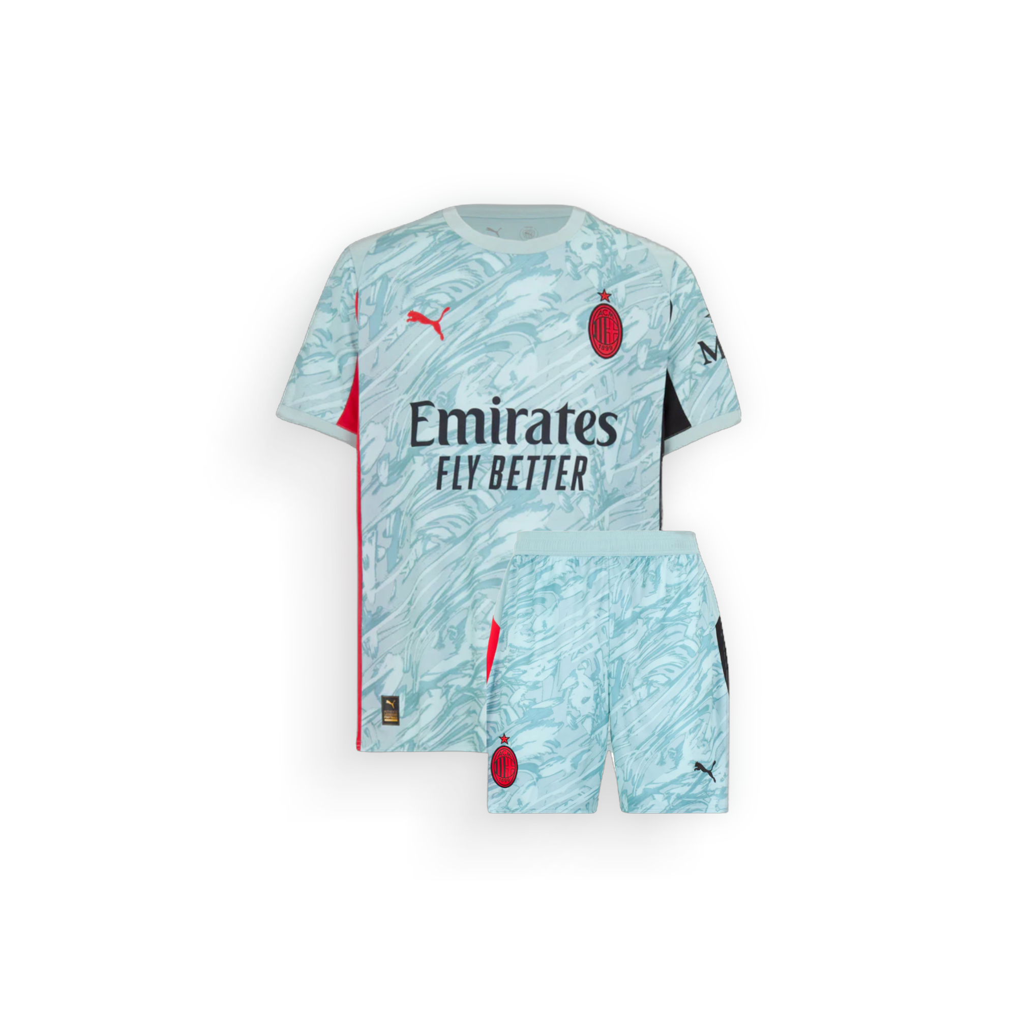 Kit infantil del AC Milan 2024-25