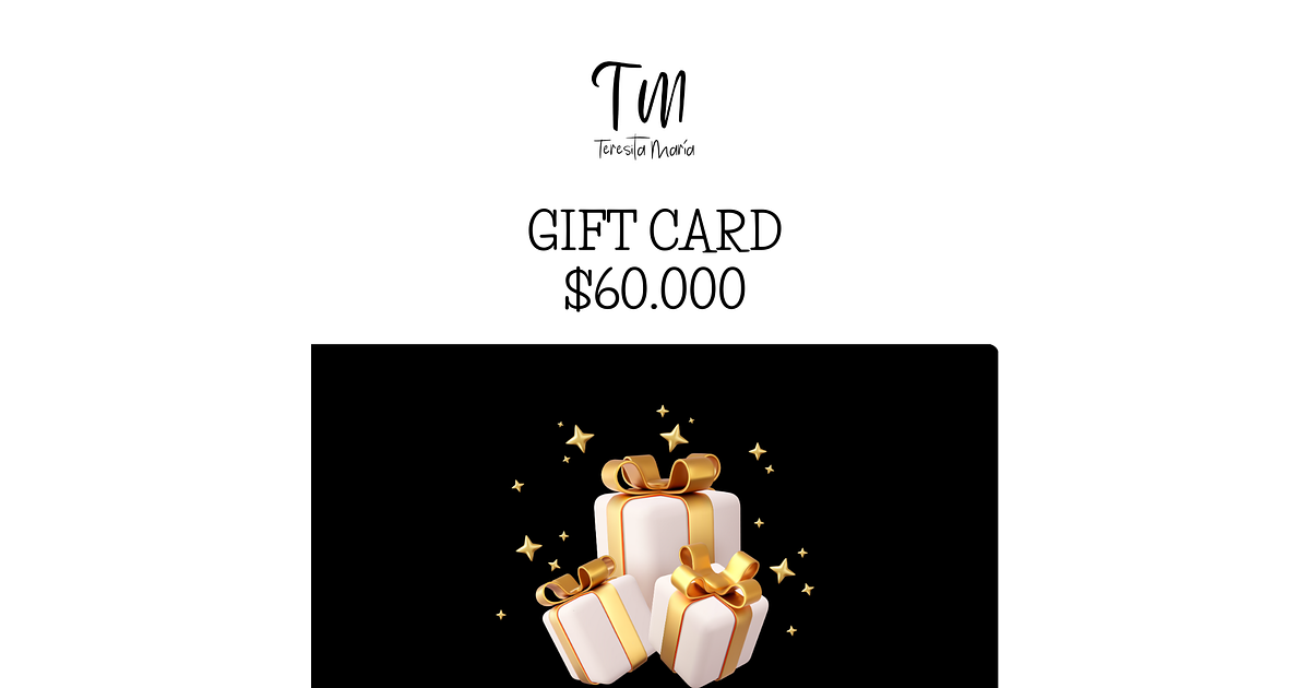 Gift Card $60.000