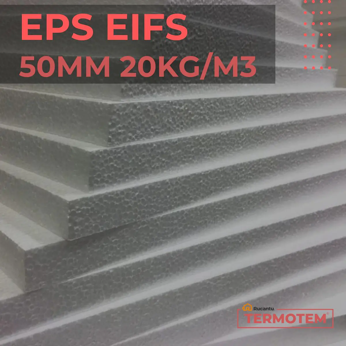 EPS - Poliestireno Expandido Alta Densidad 50mm 20kg/m3