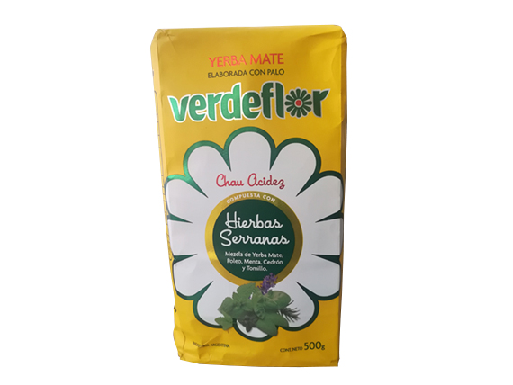 Yerba Mate Serrana Verde Flor 500 gr