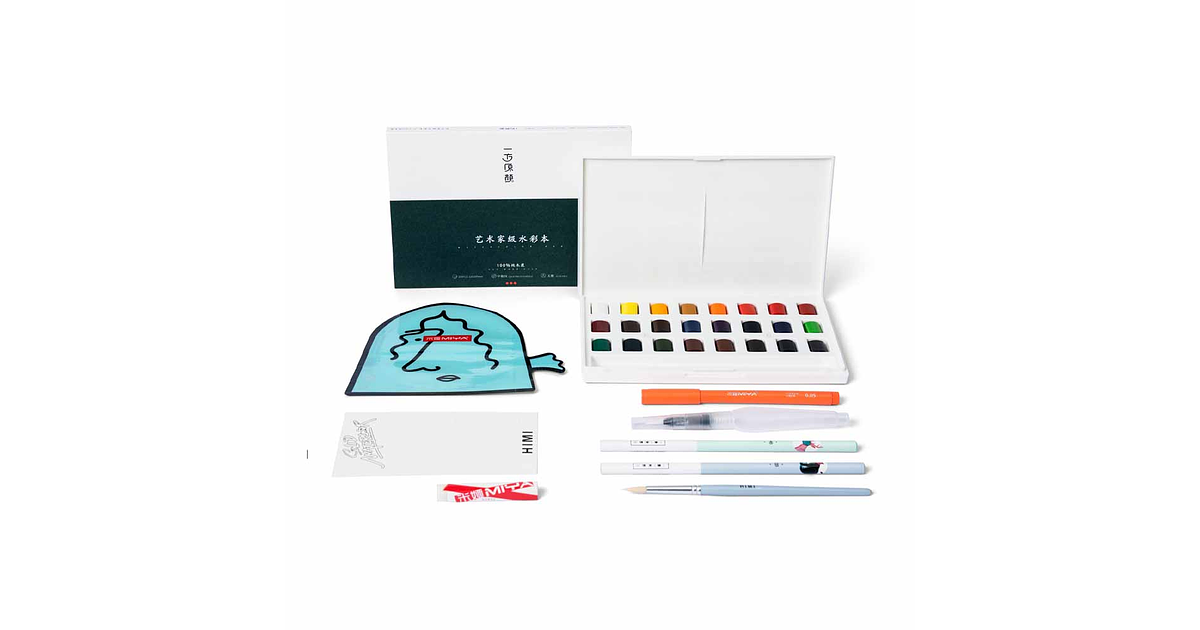 HIMI SET DE ACUARELA 24 COLORES