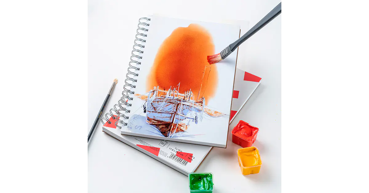 HIMI BLOCK GOUACHE DE 50 PÁGINAS 160 GRS 17.8CM * 25.4CM BEI