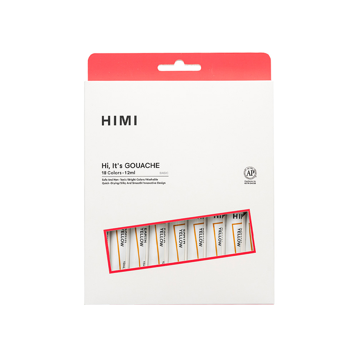 HIMI SET DE TUBOS DE 18 PINTURA GOUACHE 12ML
